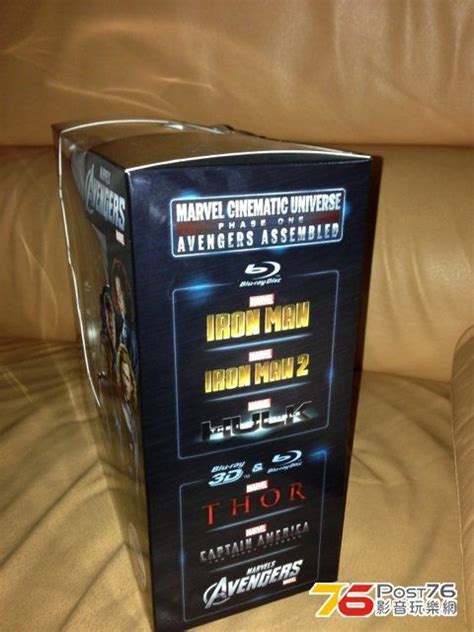 Marvel Cinematic Universe Phase One Avengers Assembled 10 Disc Blu Ray Box Set Images
