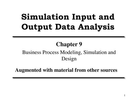 Ppt Simulation Input And Output Data Analysis Powerpoint Presentation Id5575144