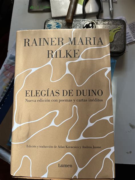 El Mundanal Ruido Rainer Mar A Rilke Eleg As De Duino Nueva Edici N