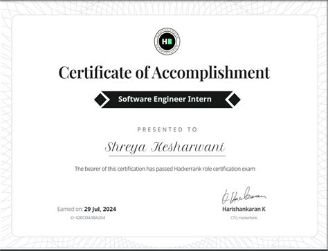 Shreya Kesharwani On Linkedin Softwareengineering Certification