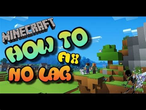 How To Fix LAG In Minecraft YouTube