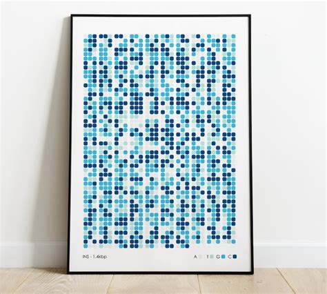 Insulin Ins Gene Sequence Print Diabetes Dna Poster Scientist T