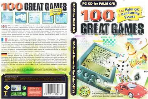 100 Great Games For The Palm Computing Platform Cover Or Packaging Material Mobygames