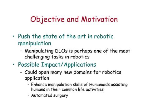 Ppt Motion Planning For Robotic Manipulation Of Deformable Linear Objects Dlos Powerpoint