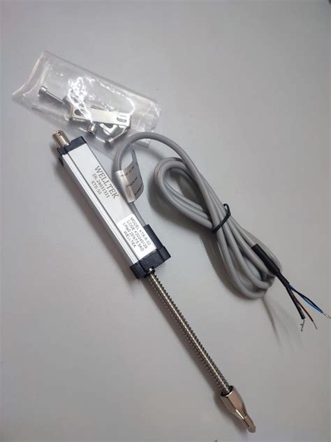 WELLTEK LVDT KTR 50mm Linear Displacement Transducer Linear Scale 50mm Stainless Steel