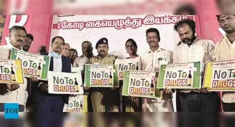 Madurai Signature Campaign For Drug Free Tamil Nadu Kicks Off In Madurai Madurai News Times