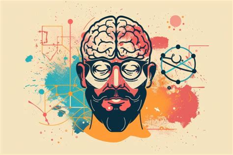 Representation Of Brain Research Concept With Vibrant Neural Graphics