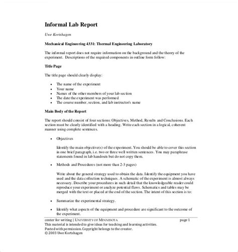 38 Lab Report Templates PDF Google Docs Word Apple Pages