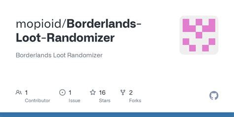 Github Mopioidborderlands Loot Randomizer Borderlands Loot Randomizer