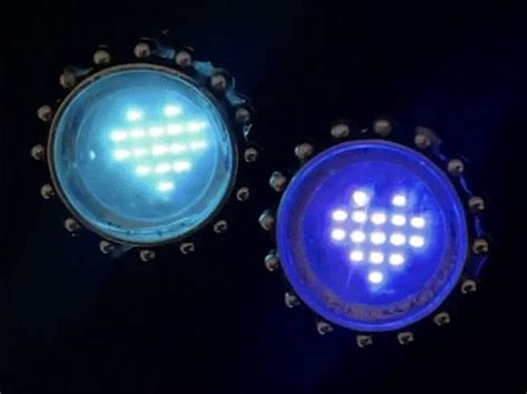 overview neopixel novelty cufflinks with scrolling text adafruit