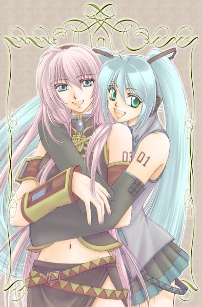 Hatsune Miku And Megurine Luka Vocaloid Drawn By Marimon Danbooru