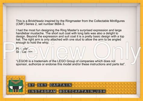 Lego Moc Ringmaster By Skycaptain Rebrickable Build With Lego