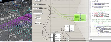 Screenshot Of Uam Noise Simulator Within Grasshopper For Rhino