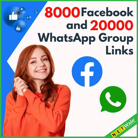 8000 Facebook Group Links And 20000 WhatsApp Group Links Netwale