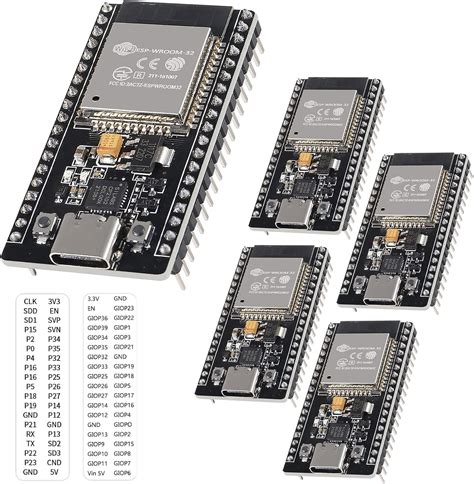 Jp 5ピース Esp32 開発ボード Wifi Bluetooth マイクロコントローラー デュアルコア Esp 32 Esp 32s ボード Esp Wroom