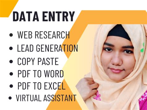Fast Data Entry Typing Copy Paste Conversion Web Research Upwork
