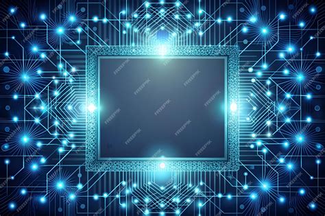 minimalistic ai driven neural network border frame innovative