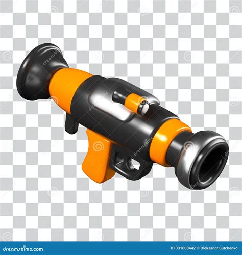 Modern Grenade Launcher Close Up Weapons For Throwing Mines