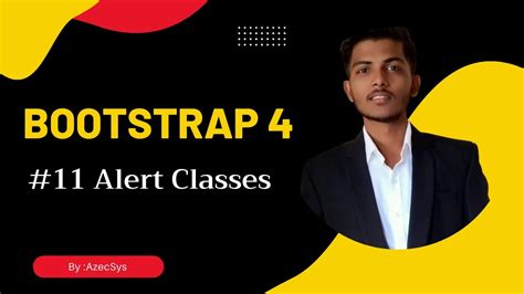 11 Alert Classes In Bootstrap 4 Alert Message Alert Class Bootstrap4 Azecsys Youtube