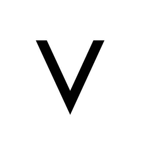 V Vector Svg Icon Svg Repo