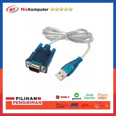 Jual Kabel USB 2 0 To Serial RS232 DB9 Adapter Shopee Indonesia