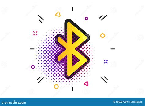Bluetooth Sign Icon Mobile Network Symbol Vector Editorial Stock Image Illustration Of Flat
