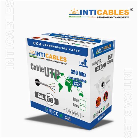 Cable Utp Cat5e Cca Gris Condusur
