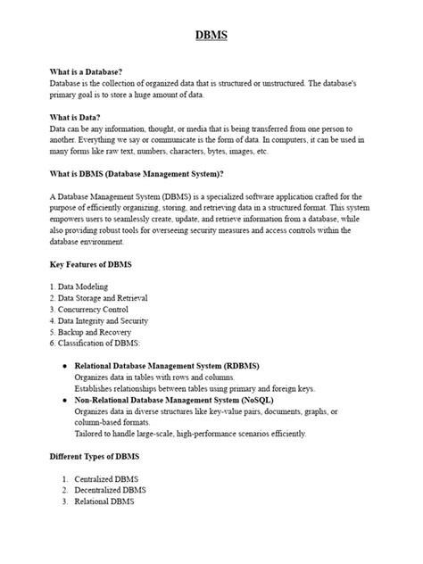 Dbmsunit12345 Pdf Database Index Databases