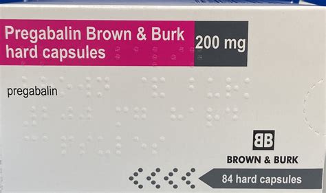 Pregabalin Brown And Burk Hard Capsules Brown And Burk