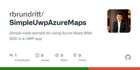 Github Rbrundrittsimpleuwpazuremaps Simple Code Sample For Using Azure Maps Web Sdk In A Uwp App