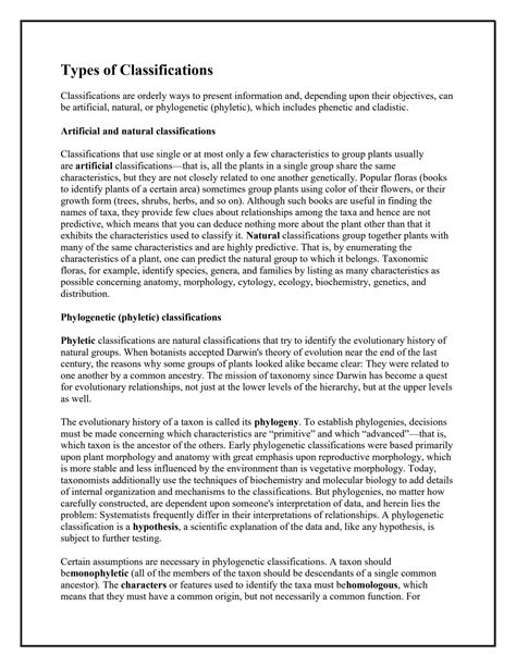 Solution Classification Types Of Plants Studypool