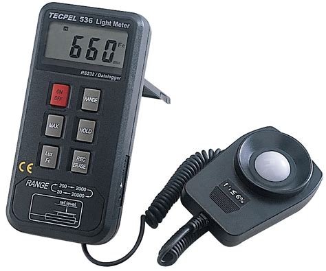 Light Meter Data Logger Lux Meter Measurement Tecpel Industrial