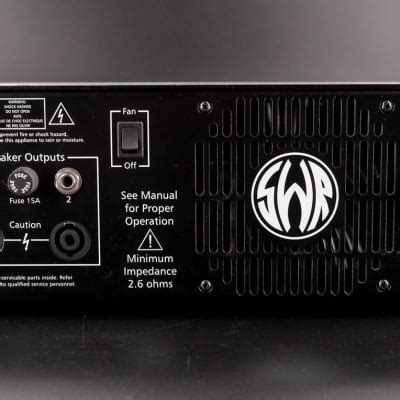 SWR Power 750 Bass Amplifier Reverb