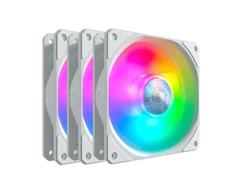 Cooler Master SickleFlow 120 ARGB 3-pack - White - us.MaxGaming.com