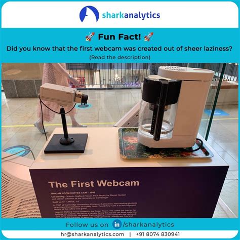 Shark Analytics On Linkedin Techtrivia Webcamorigins Innovation Techhistory Lazygenius…