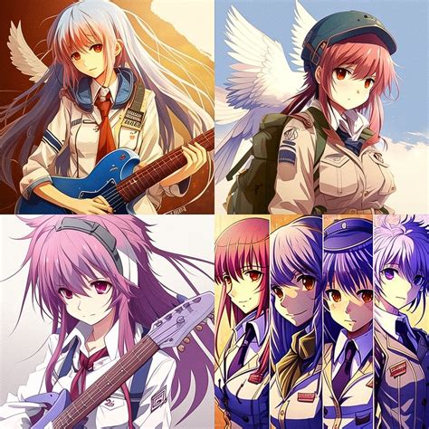 Angel Beats Midjourney Style Andrei Kovalevs Midlibrary 2 0