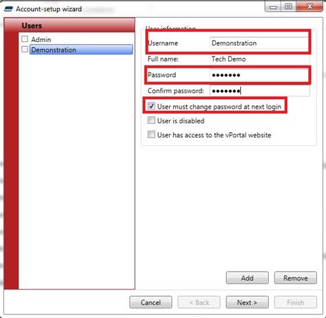 how to setup user access control in alphacard visitor pass standard by