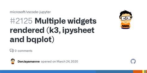 Multiple Widgets Rendered K3 Ipysheet And Bqplot · Issue 2125 · Microsoftvscode Jupyter