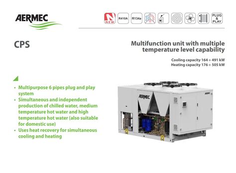 CPS Multifunction Unit Consist Of 4 Cooling Circuits