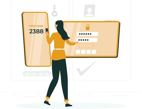 two steps authentication verification code message on smartphone notice with code for secure
