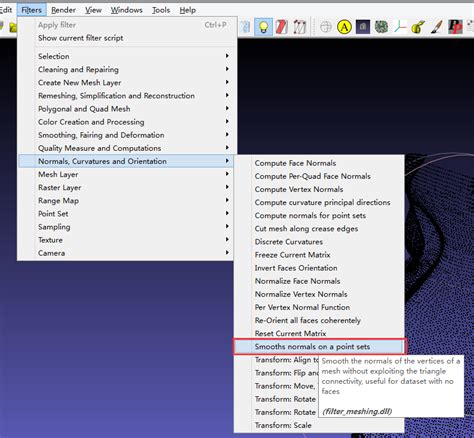 使用meshlab软件将点云（point cloud）转换为模型（mesh） 点云模型转化为实体模型 csdn博客