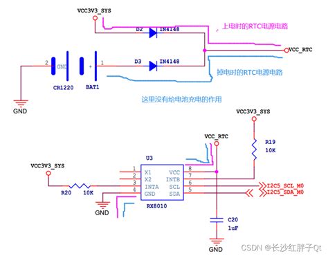 硬件开发笔记（十二）：rk3568底板电路电源模块和rtc模块原理图分析 长沙红胖子qt创微智科 博客园