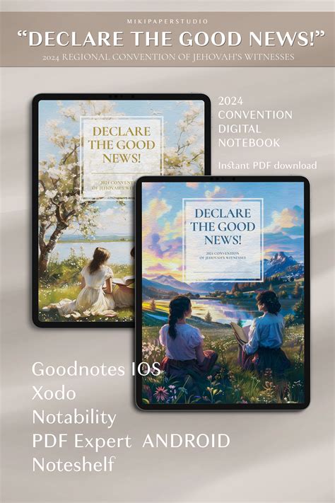 2024 Regional Convention Digital Notebook Jw Declare The Good News Book