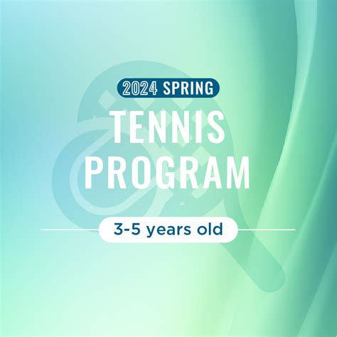 CCACC Academy Tennis Program Spring 2024 CCACC Academy
