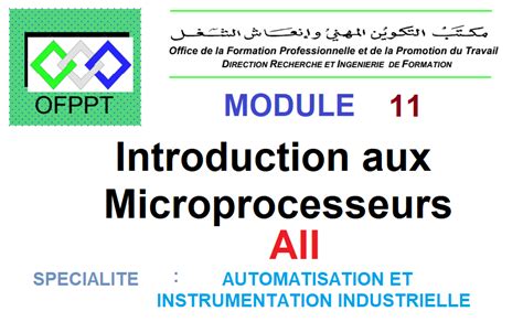 M11 Introduction Aux Microprocesseurs Aii