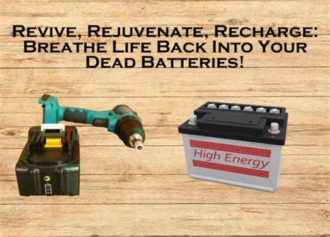 Revive Your Power Tools With This Battery Secret DIY Home Wizard