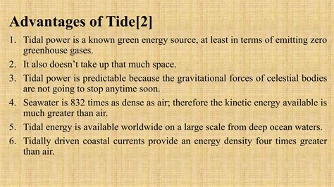 Tidal Energy Conversion Pptx Power And Energy Industry Industries