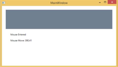 Wpf 鼠标 Wpf 教程