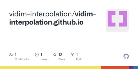 Github Vidim Interpolationvidim