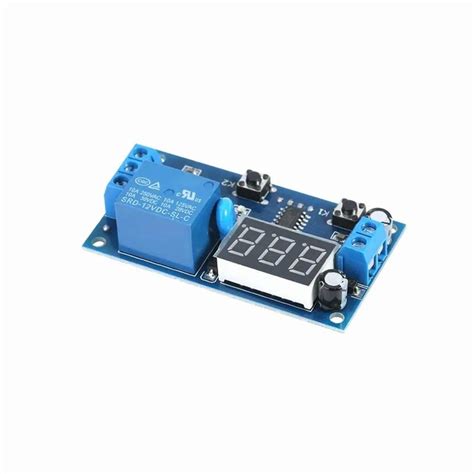 Dc 12v Infinite Cycle Delay Timing Timer Relay On Off Switch Loop Module With Led Display